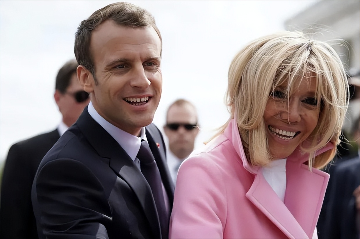 In 2020, Brigitte acted like a baby while holding the hand of a male ...