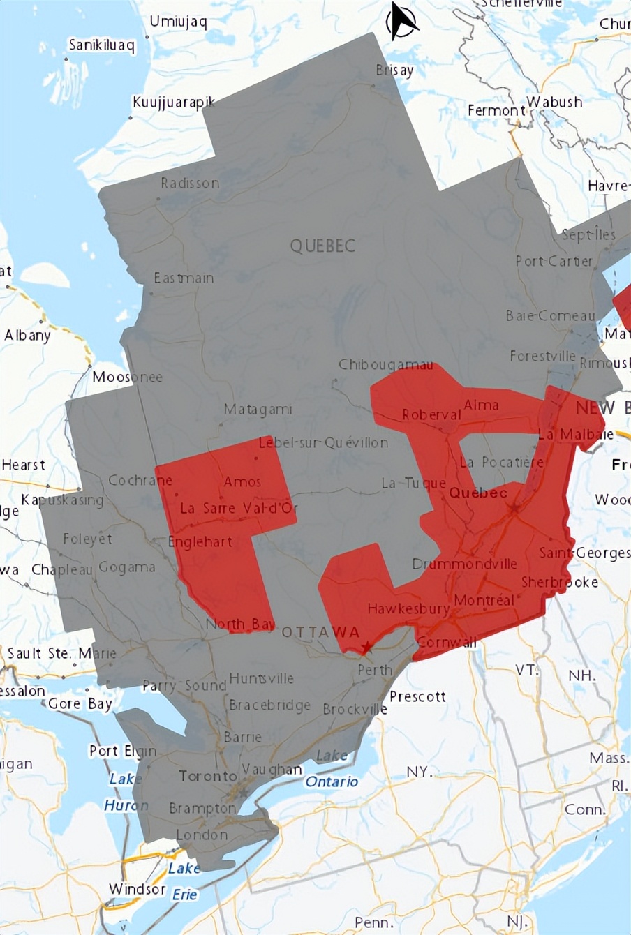Quebec fires seen from outer space - iMedia