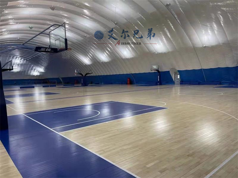 Green air film building pushes gymnasium construction to a new level ...