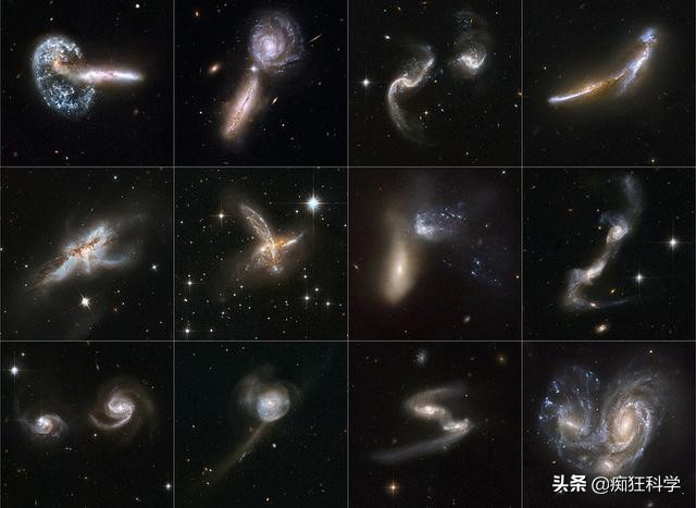 Small galaxy steals material from large galaxy NGC 169, scientists ...