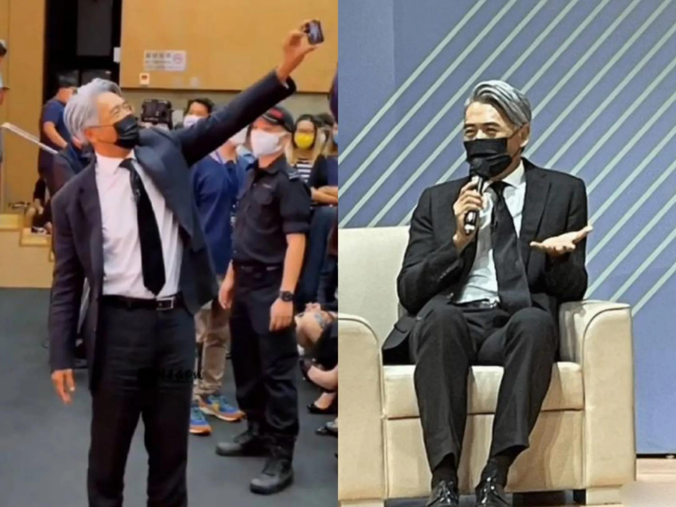 Chow Yun-fat's body proportions are amazing, his height is less than 1. ...