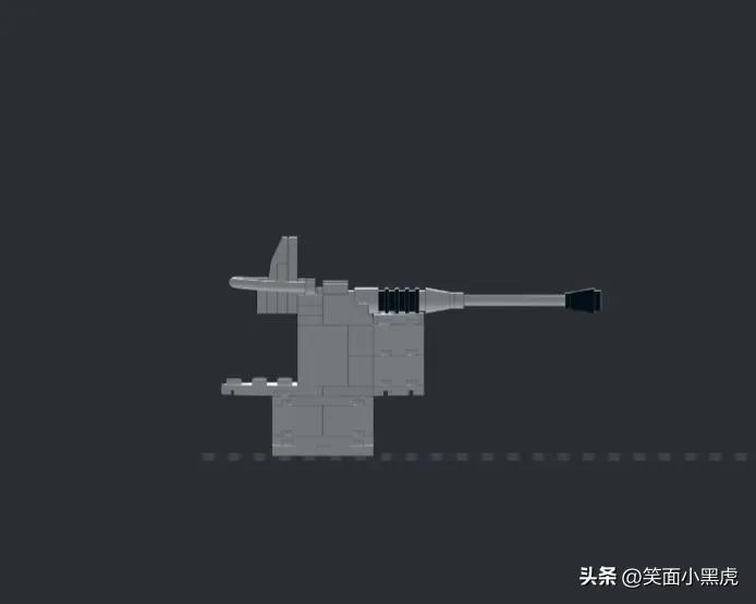 Use Lego to restore the double-mounted 37mm naval gun - iMedia