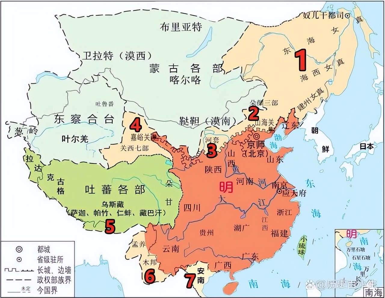 Historical story: How big was the territory of the Ming Dynasty at its ...