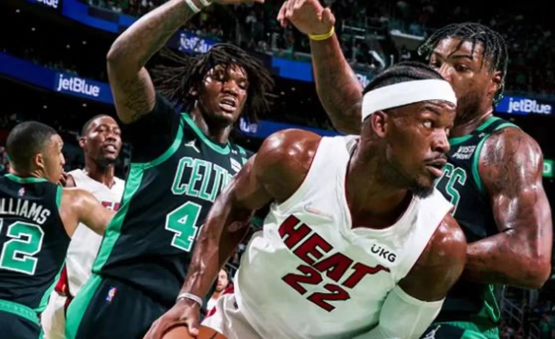 The series is over! The Heat went black to the end and advanced to the ...