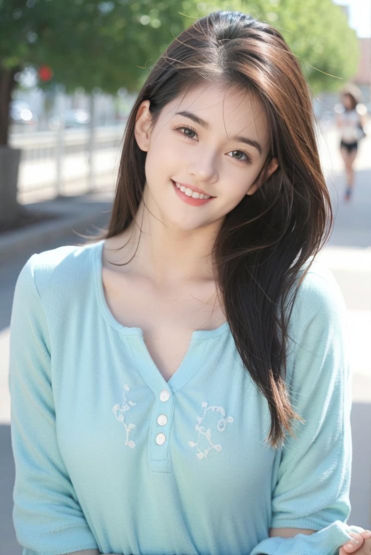 Small fresh beauty portrait photo, pure and lovely girl art photo - iNEWS