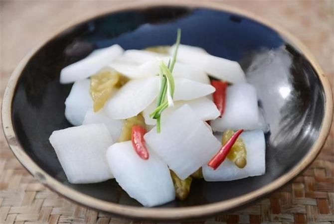 How to marinate white radish to make it crispy and delicious. According ...