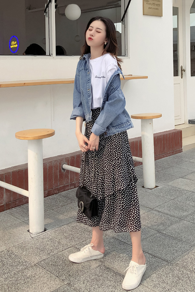 Lixia outfit guide: Elegant collocation of shirts and skirts, showing your figure and ...