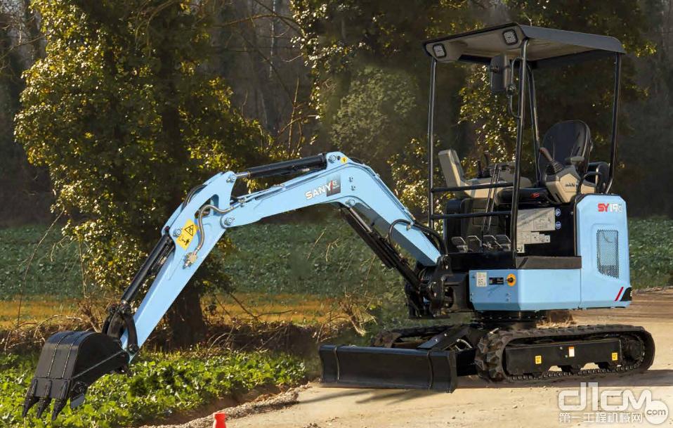 Mastering the new password to make money, Sany SY19E all-electric micro ...