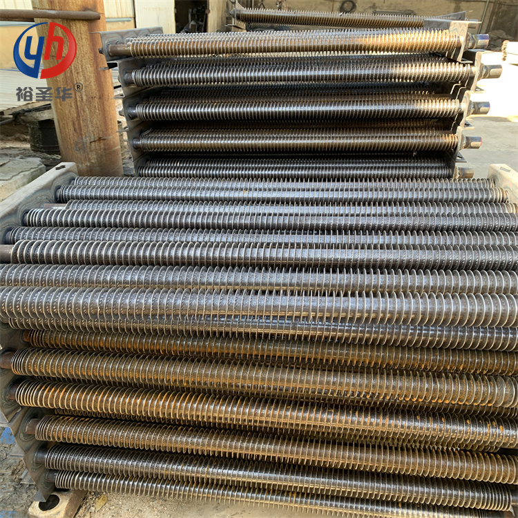 Large diameter steel high frequency welded finned tube radiator gc8-32 ...