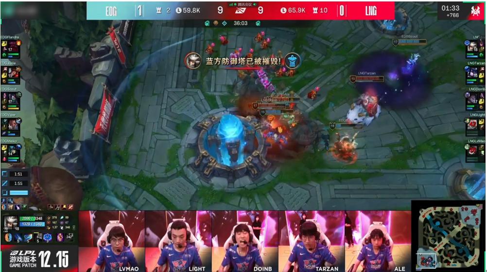 "EDG smashed LNG, Doinb was sprayed again", the life and death situation took out the crocodile ...