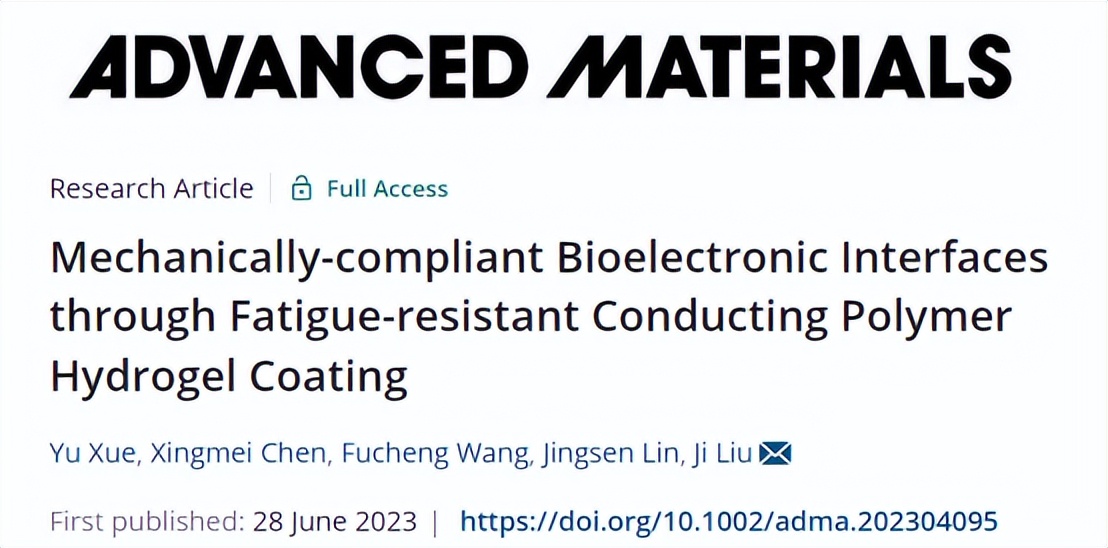 "AM》: Robust, biocompatible and fatigue-resistant conductive hydrogel ...