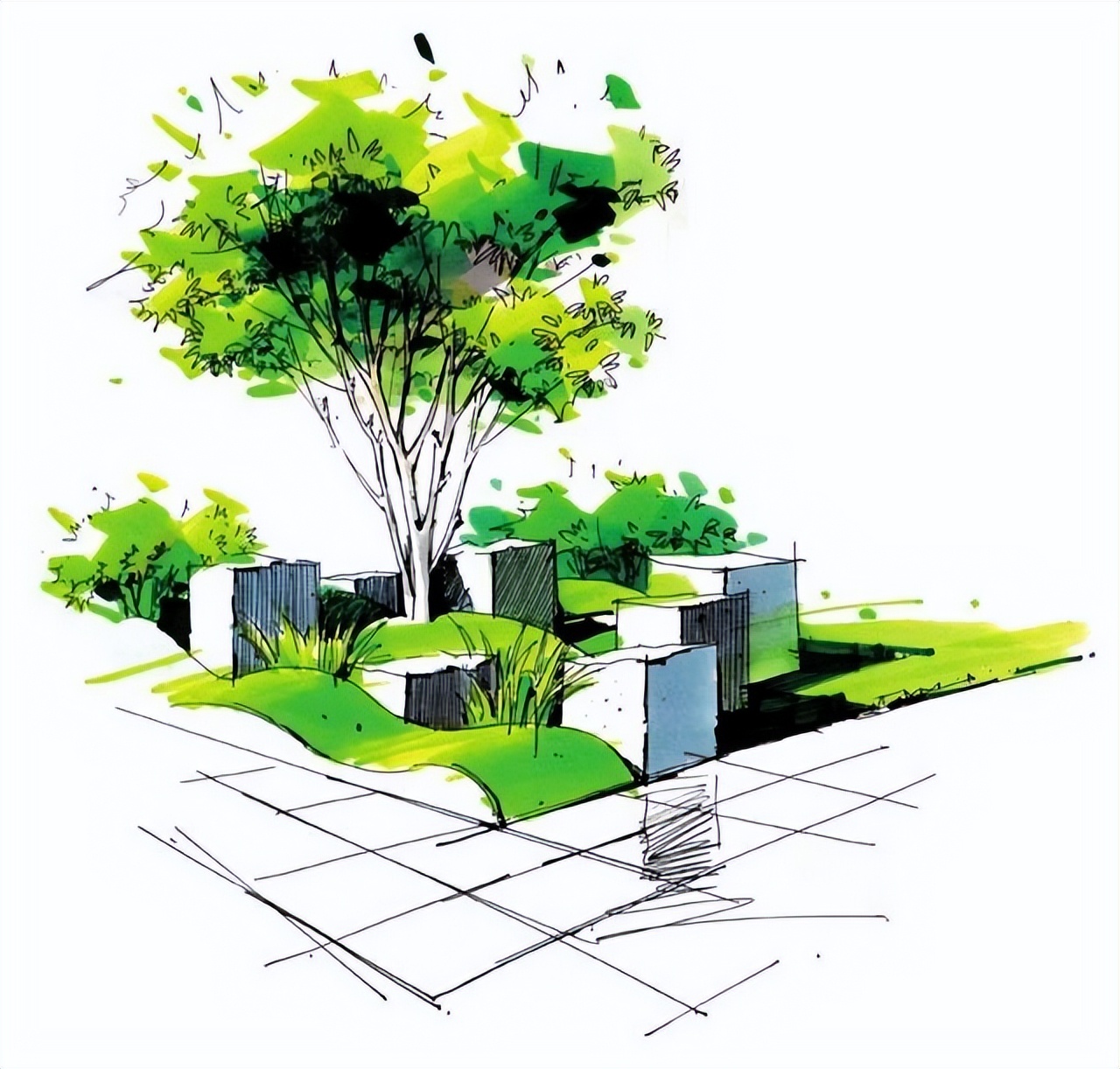 How to draw a landscape by hand?very detailed information - iNEWS