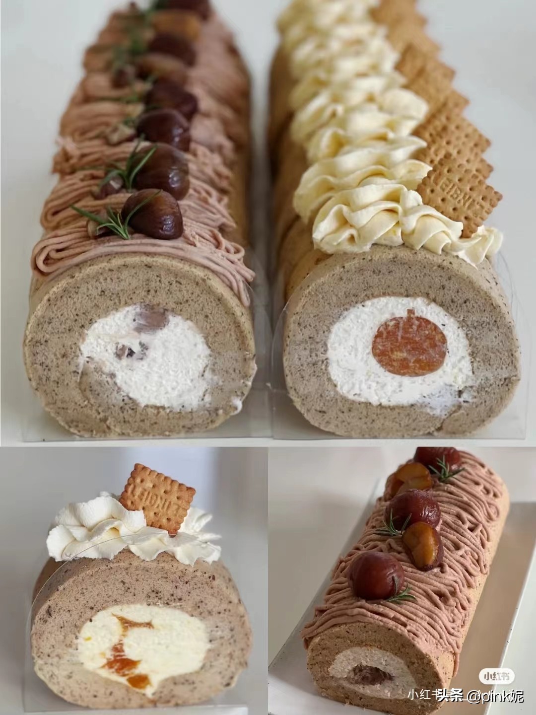 Baking Teaching: Gobic 80S Black Tea Caramel Chestnut Roll - iNEWS