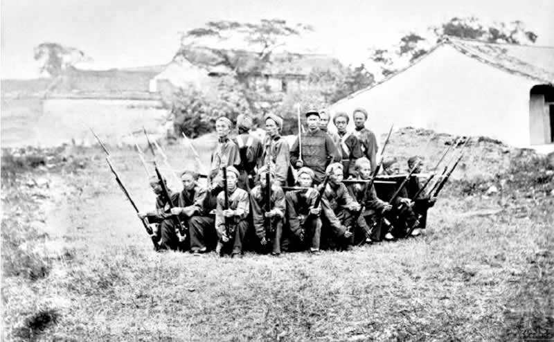 He was the first governor of Taiwan, rose up as a general of the Huai ...