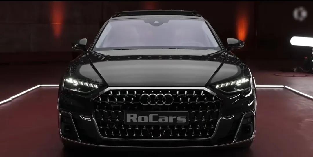 1.9 million Audi A8L with 4.0-liter V8 engine luxury spills over the screen - iNEWS