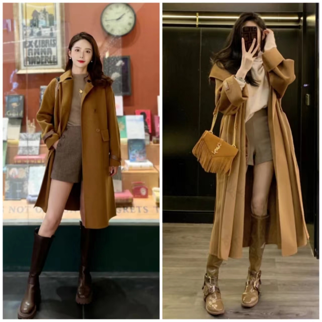 These 35 sets of caramel-colored coats are too advanced to wear, who ...