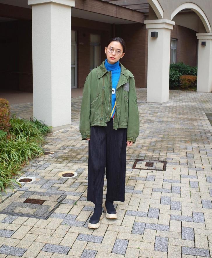 Ins vintage fashion blogger color embellishment fresh sense of style ...