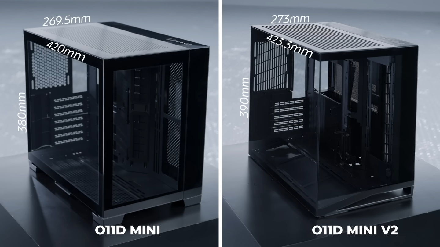 Lian Li will launch O11D MINI V2 dual-compartment case: ATX compatible, 10° tilt fan bracket - iNEWS