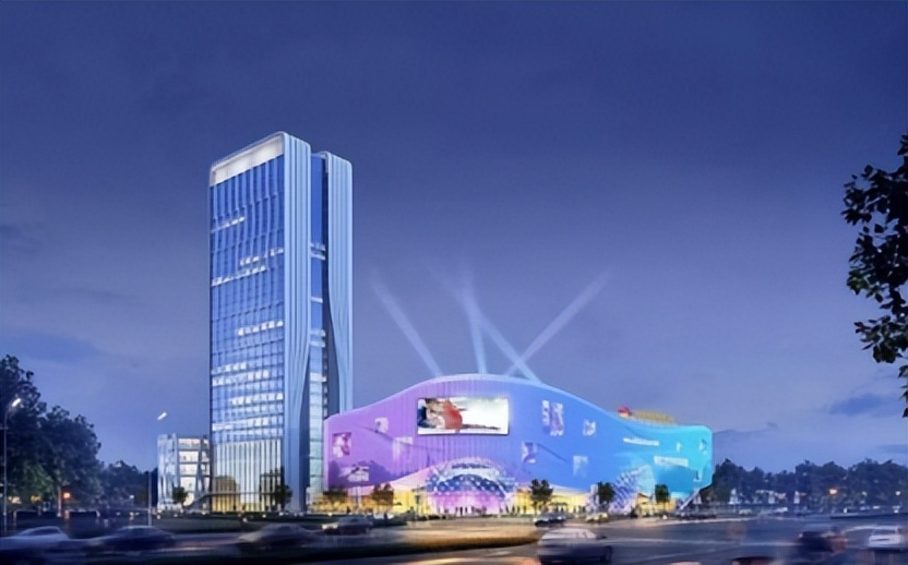 The 138,000-square-meter Jiangdu Wanda Plaza is ingeniously designed ...