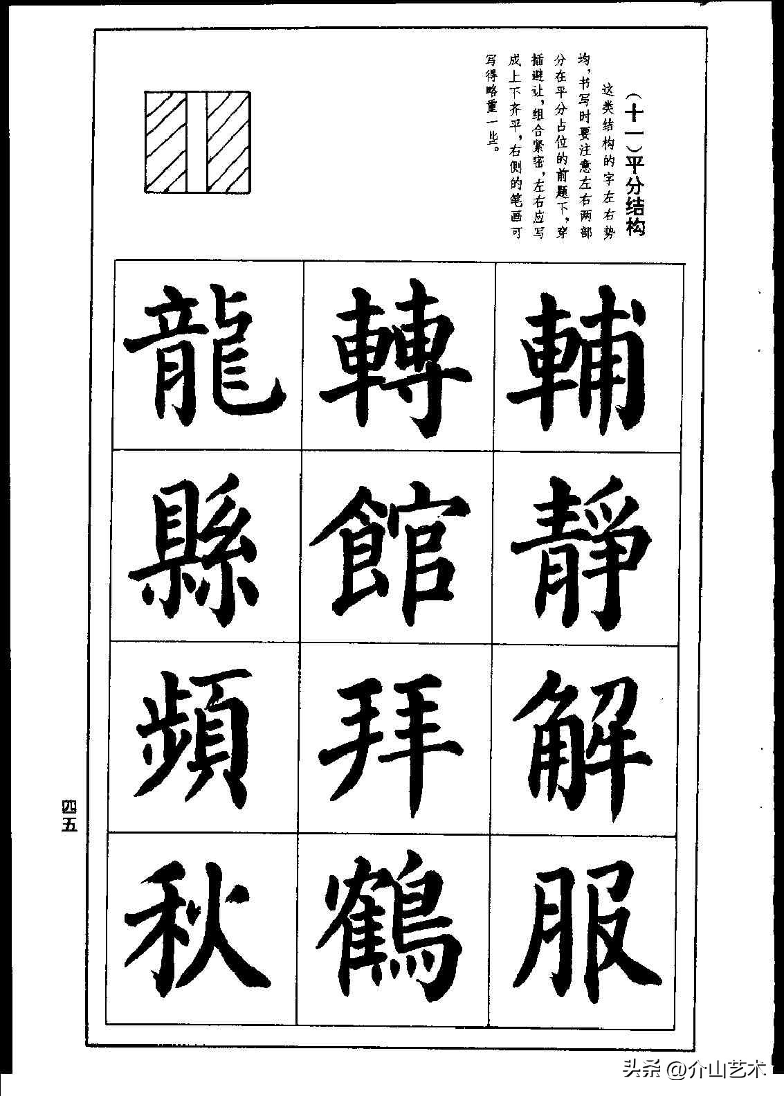 Yan Ti Regular Script - 34 Regular Script Structures - iNEWS