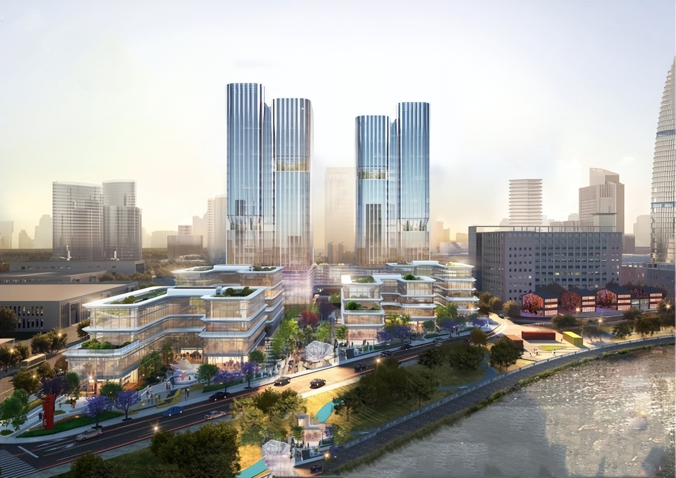 The progress bar of the Chengdu Digital New Economy Science and ...