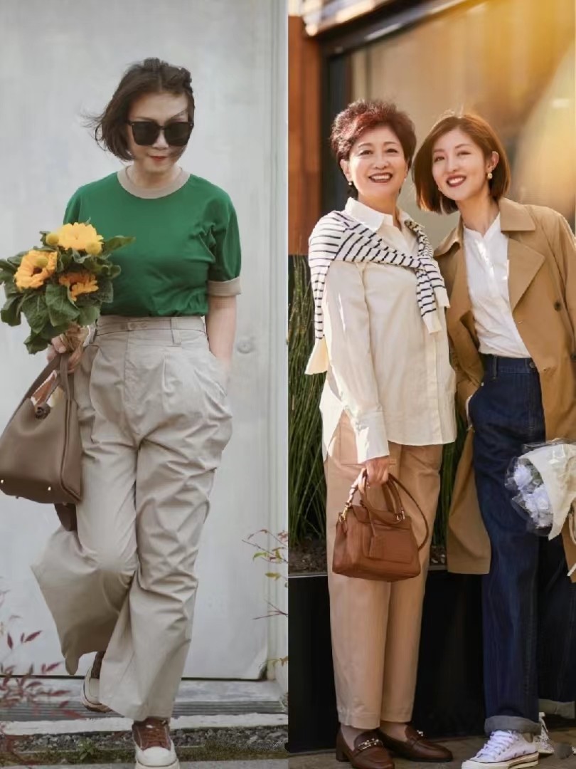 Remind middle-aged and elderly people: "Wide-leg pants" look fat and ...