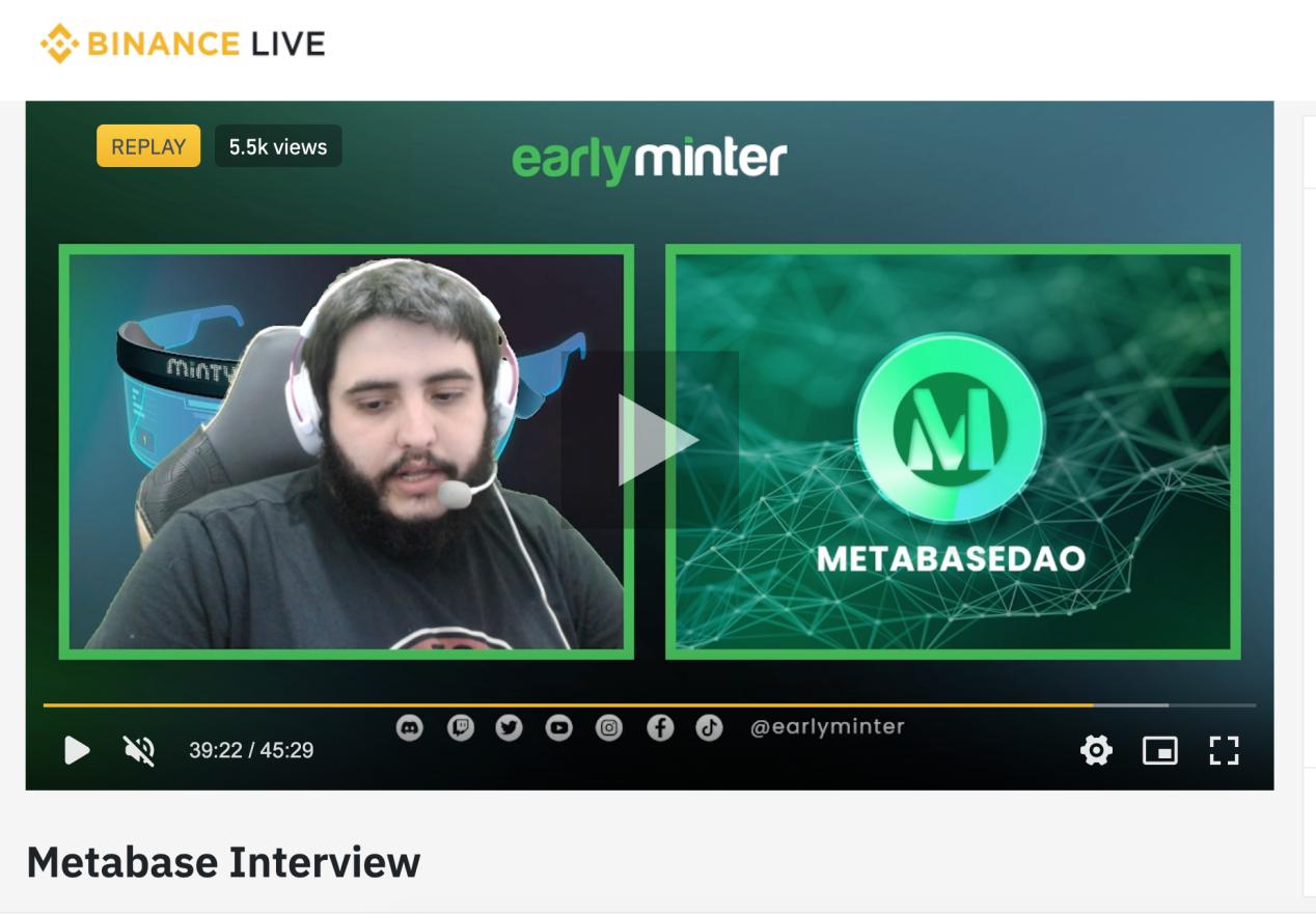 Recommended by Binance Live, why the MetaBase Global Genesis Node Recruitment Program has ...