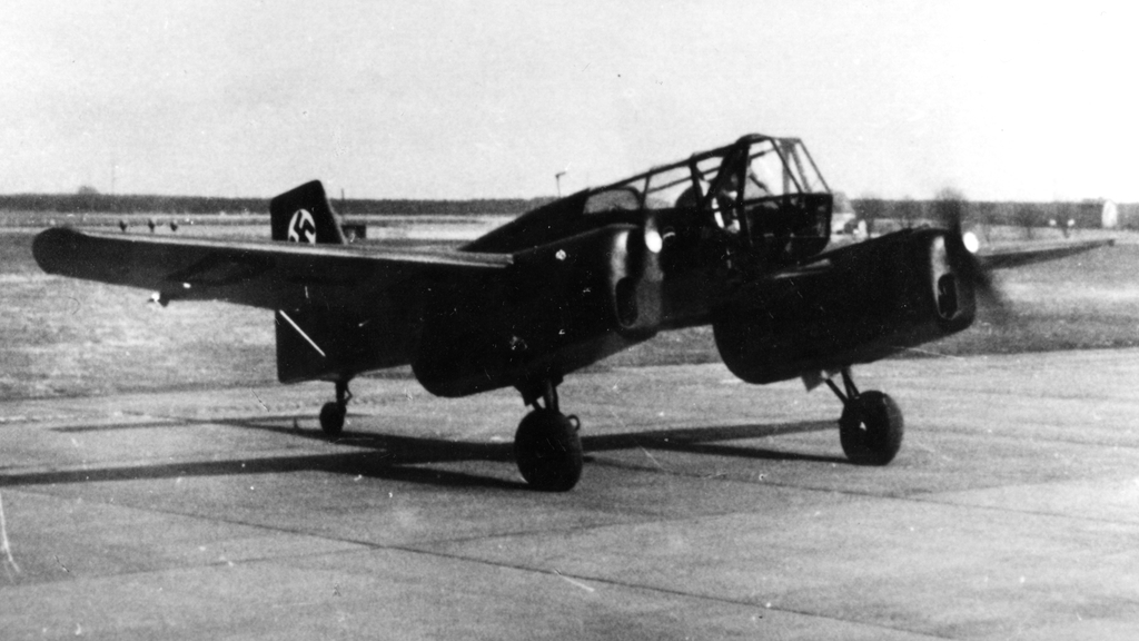 German World War II development of the prone aircraft, Akaflieg Berlin ...