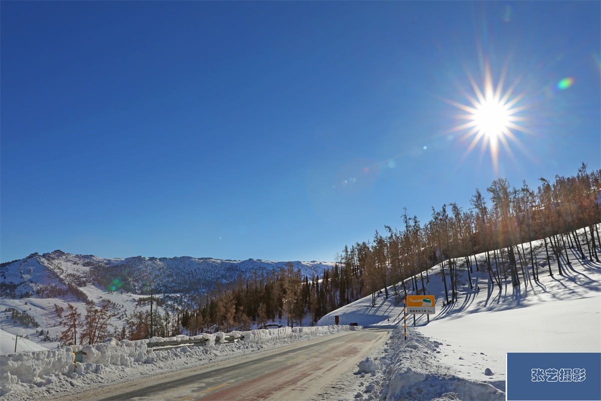 Kanas in winter is elegant and timeless, like a fairyland forgotten by ...