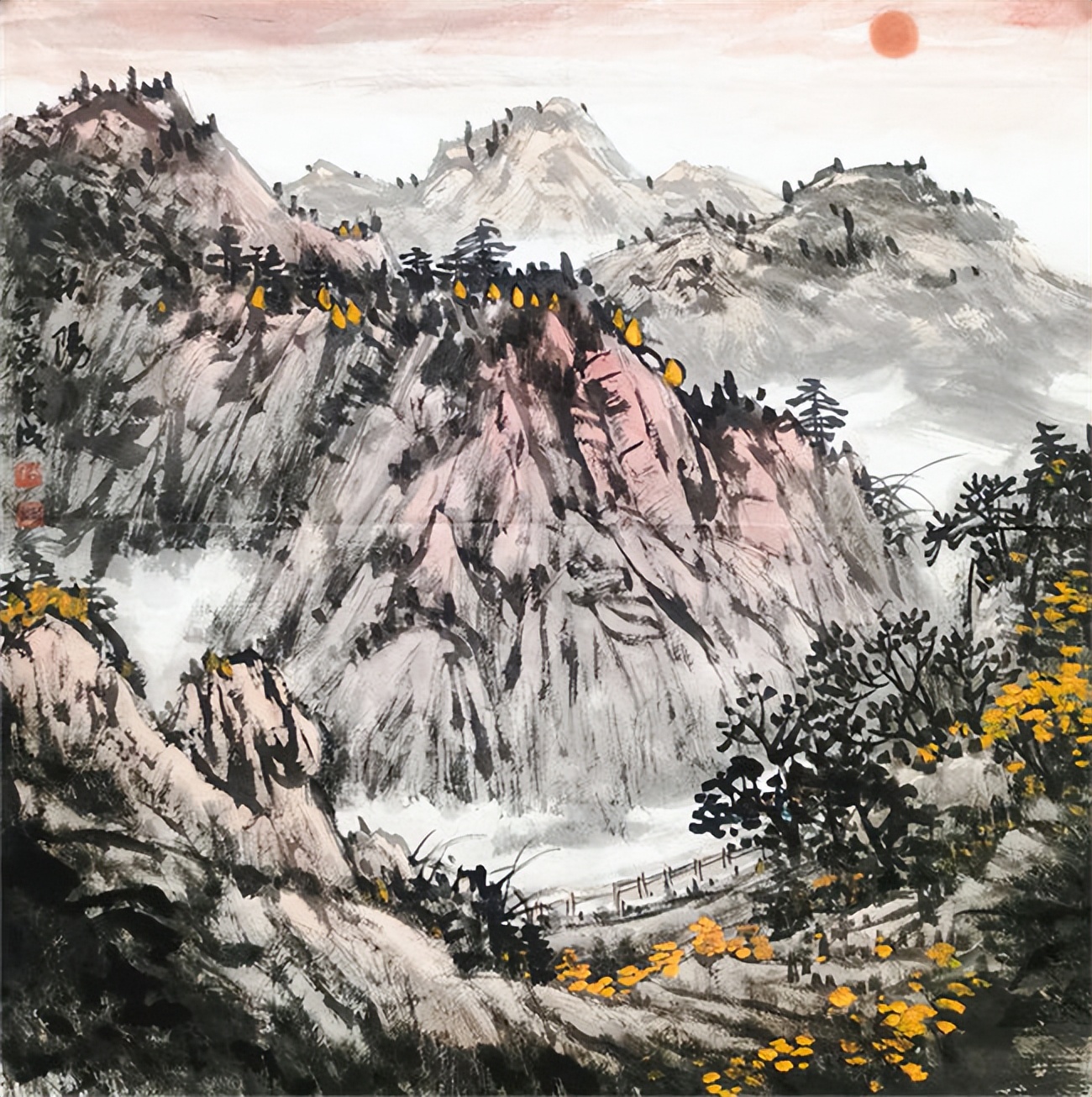 "Chinese Painter" Huang Baocheng: Comprehend the harmony of art in the ...
