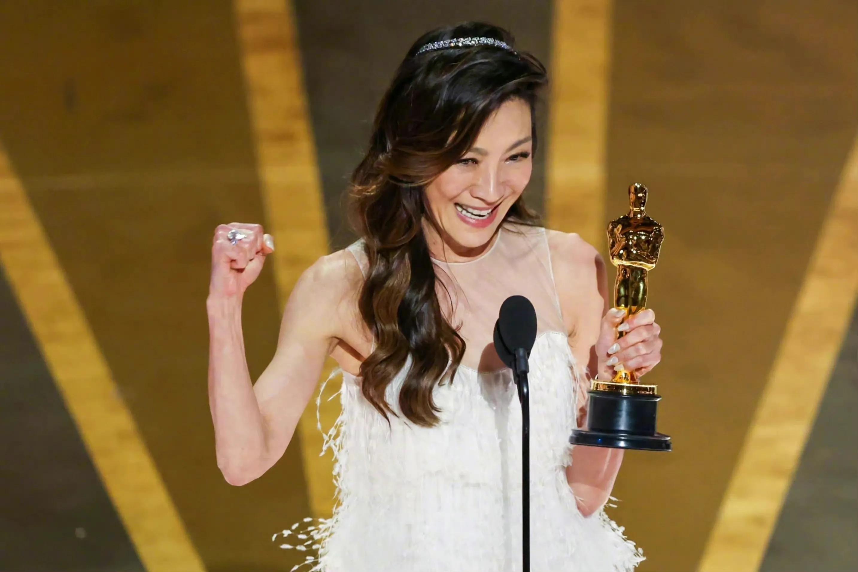 Good luck! The Asian Oscar queen is her—Michelle Yeoh, who won the ...