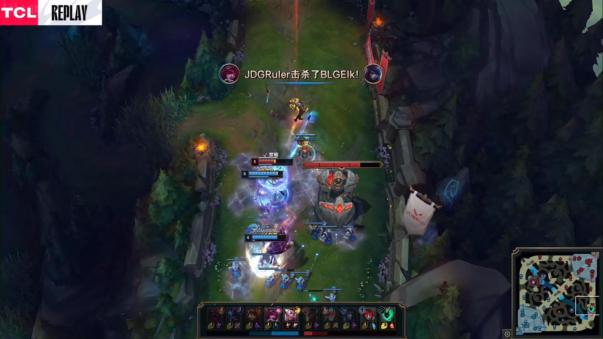 LOL-LPL: Ruler's super god Kai'Sa team battle four kills, JDG 2-0 beat BLG for the sixth time ...