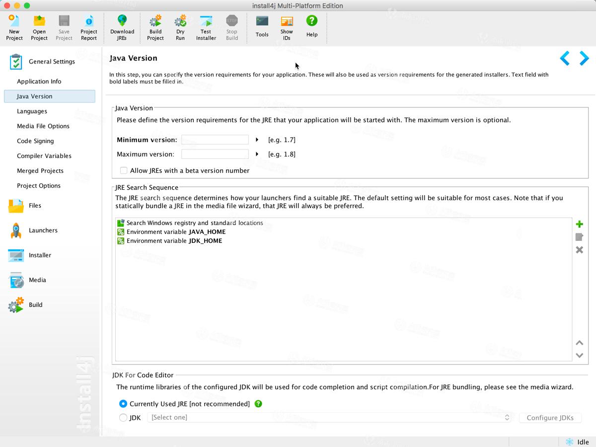 Multi-platform Java installation file generation tool - iNEWS