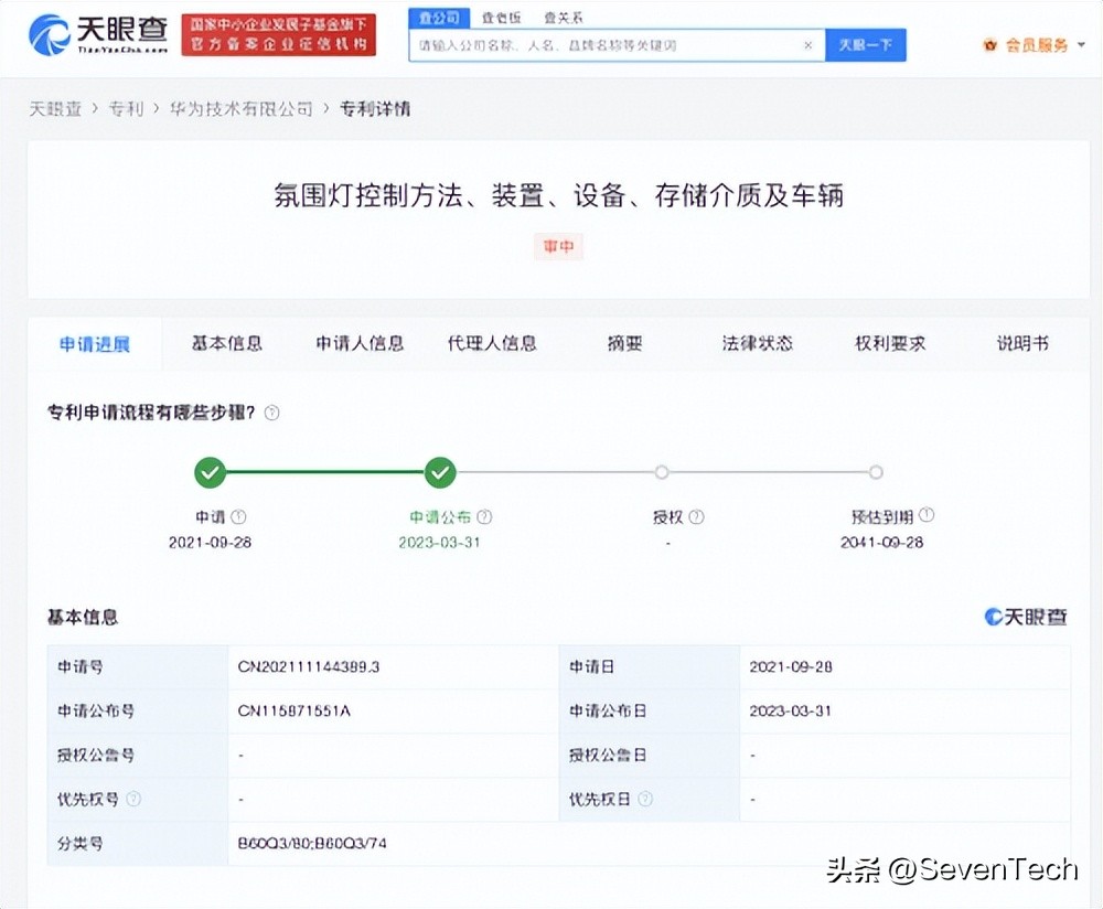 Huawei's new patent controls the vehicle's ambient light through the ...