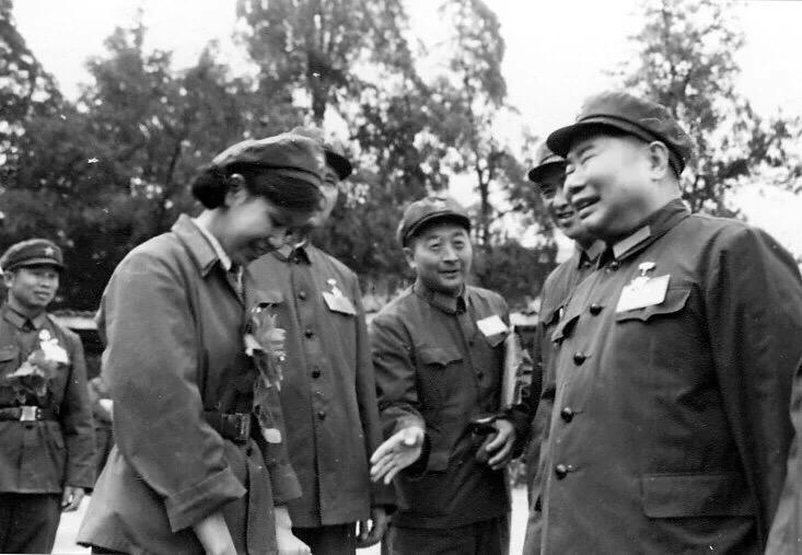 Before being awarded the title in 1955, Chen Guang set himself on fire ...