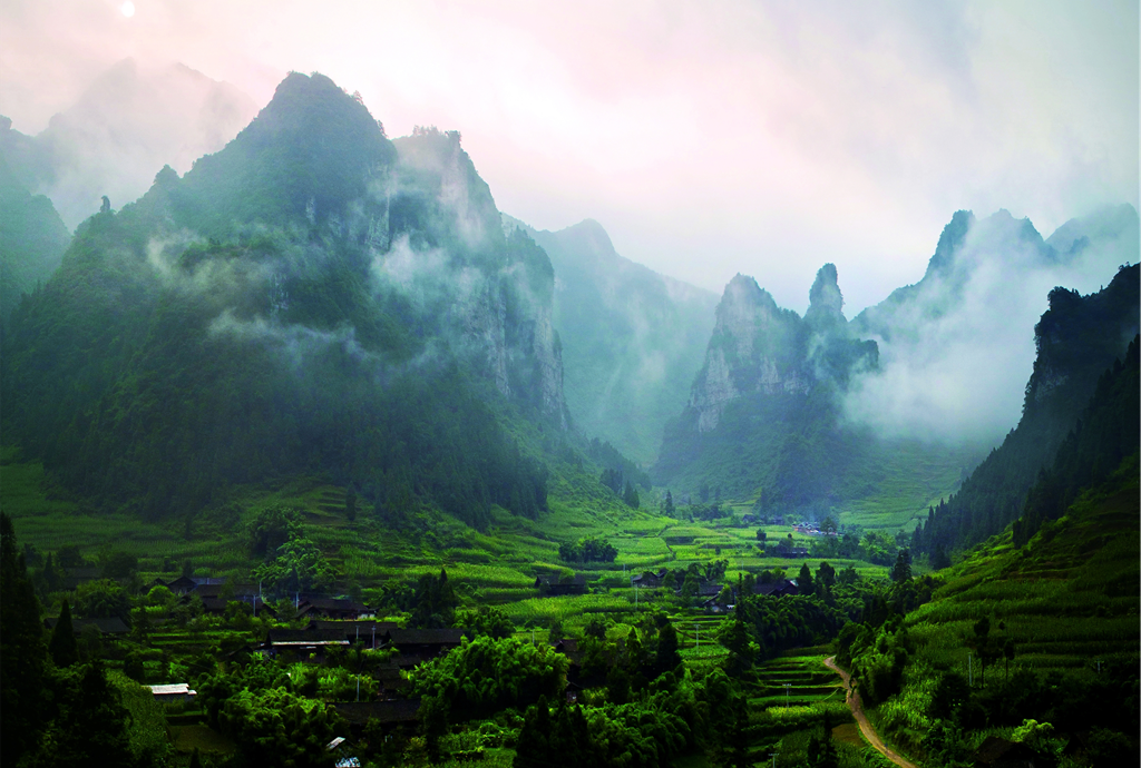The original secret realm of Qianbei, the scenery is super dreamy, and ...