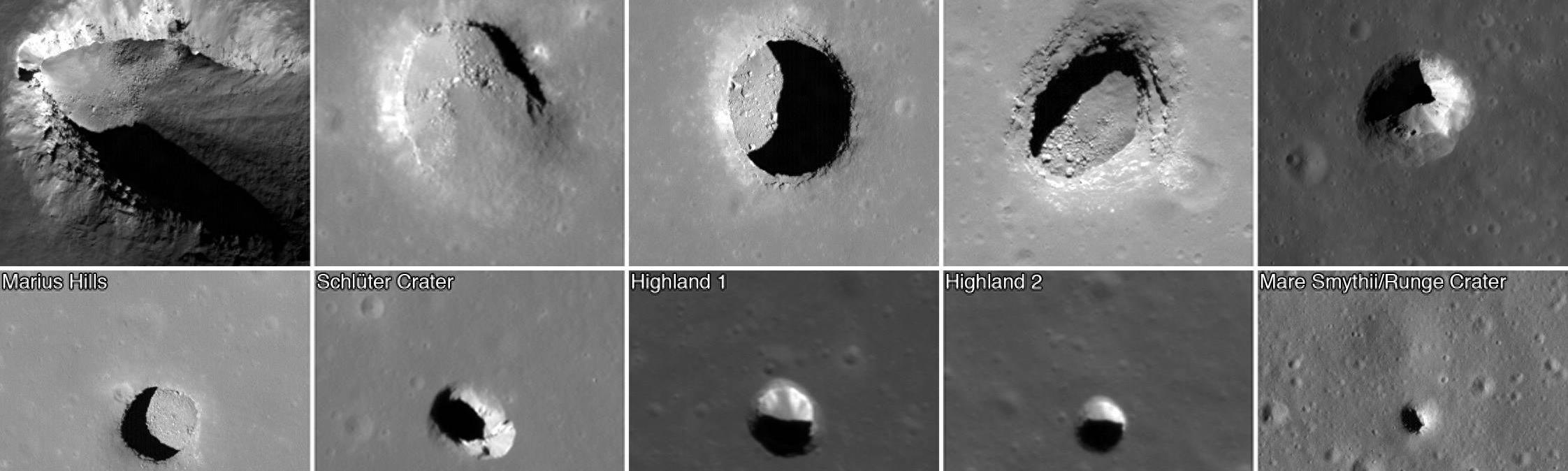 Original Giant underground pipe discovered on the moon: the internal ...