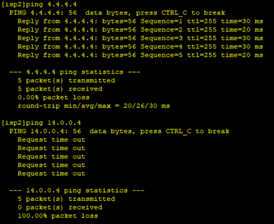 Enterprise network dual-export load link failure automatic detection and switching configuration ...
