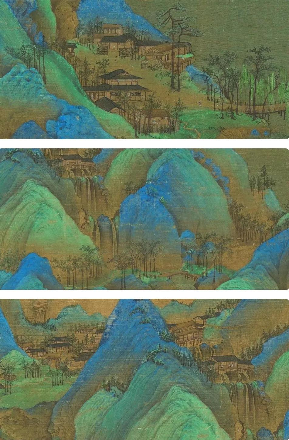 Appreciation of Wang Ximeng's painting "A Thousand Miles of Rivers and ...