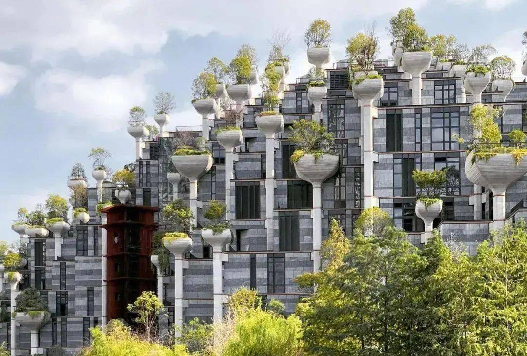 This wonderful building in Shanghai, full of 1,000 trees, attracts ...