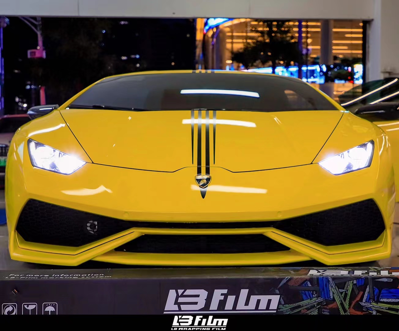 Lamborghini Maverick Hurricane-LBFILM Color Change Film Highlight Corn Yellow - iNEWS