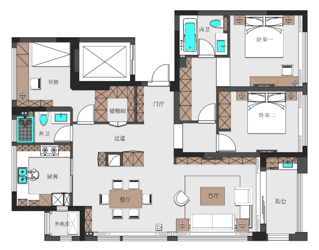 165 square meters of modern minimalist style, the ultimate storage ...