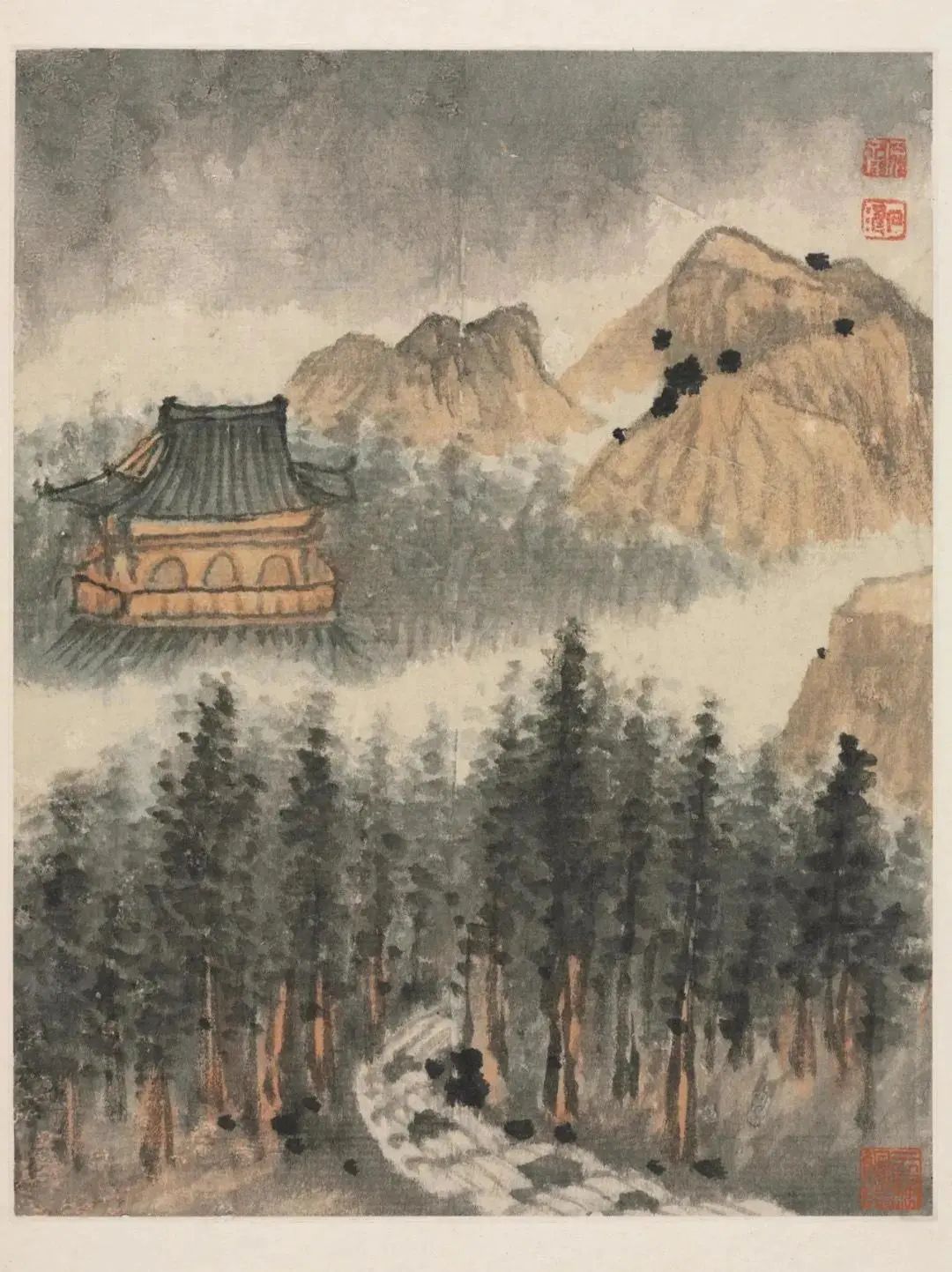 Shi Tao's "Qin Huai Recalling the Past" landscape album: full of ...