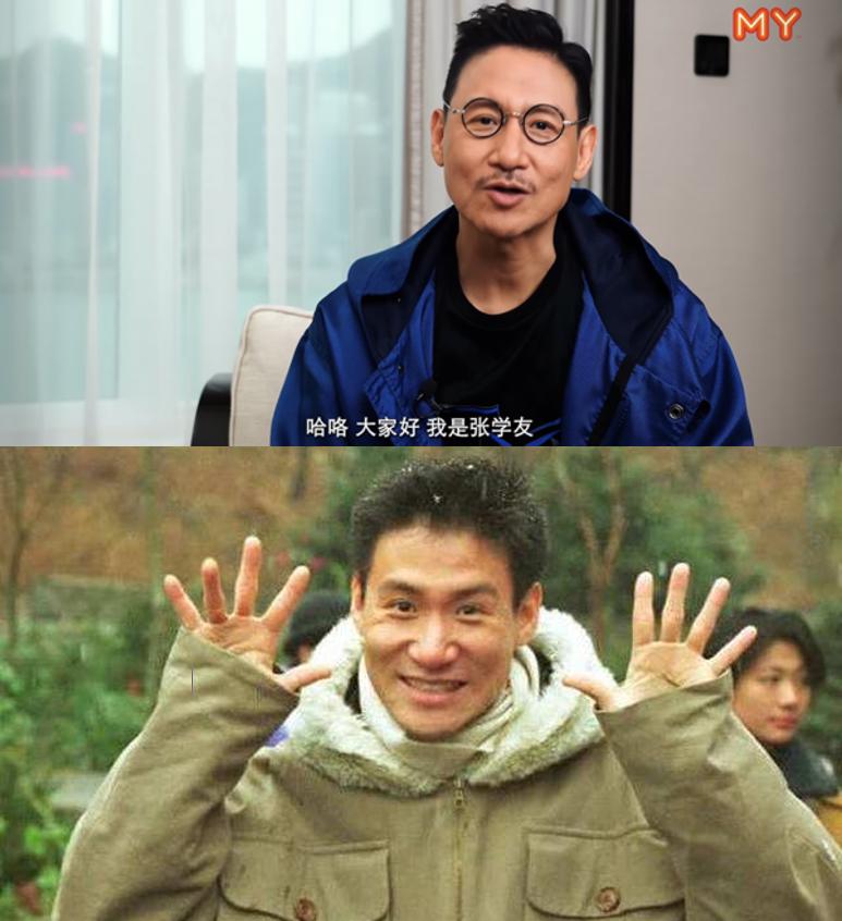 60-year-old Jacky Cheung rarely shows up to send blessings!Wearing ...