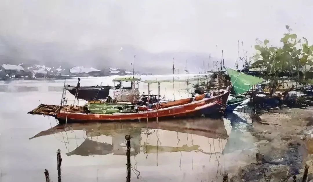 Appreciation of the watercolour landscape paintings of Italian painter ...