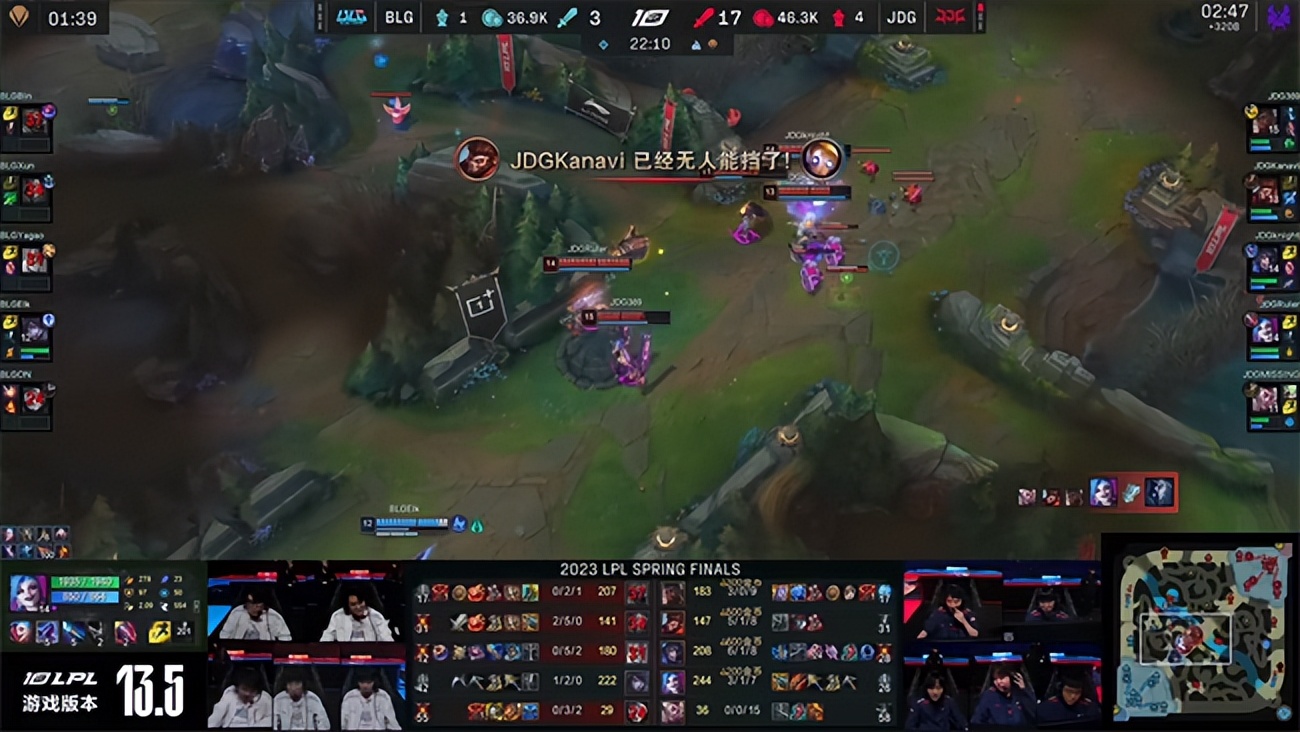 LOL: Kanavi broke through the middle field in the early stage, JDG ...