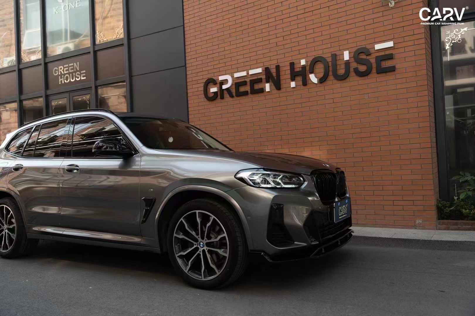 BMW X5 Cafu color change film platinum liquid metal silver, high ...