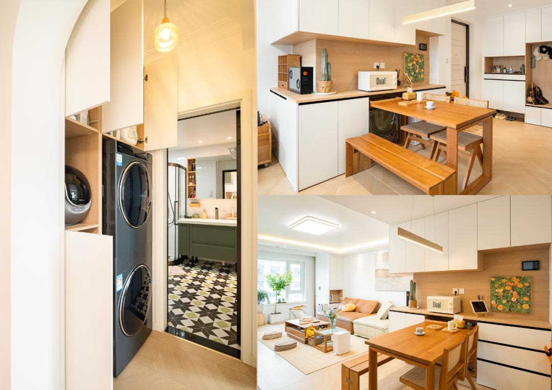 The 119㎡ log wind heals people's hearts, and the Japanese-style ...