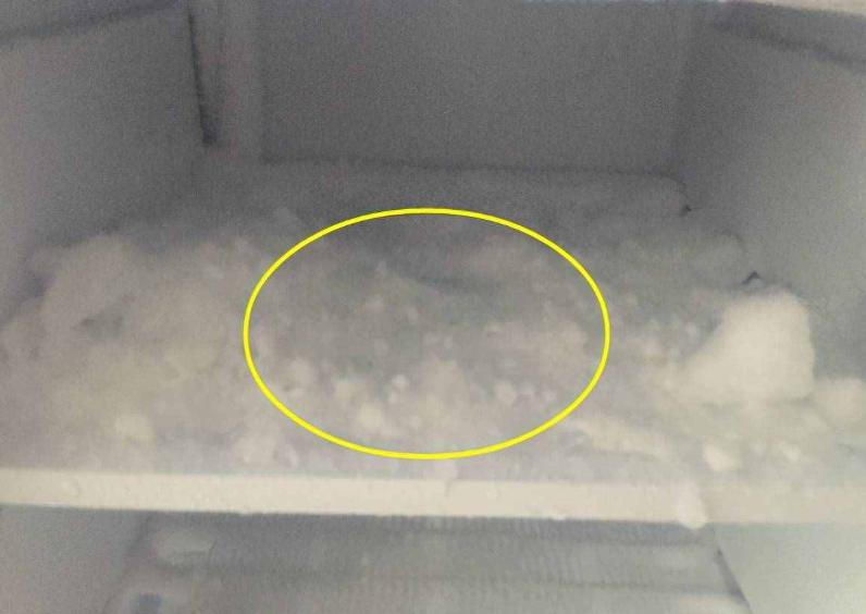 What should I do if there is a lot of freezing and frosting in the ...