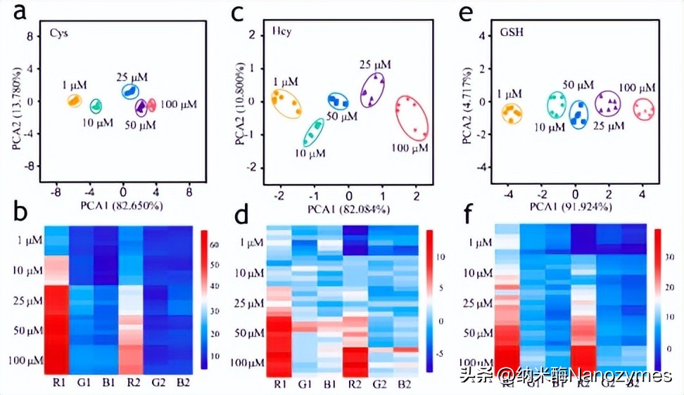 Nanozyme Colorimetric Array Sensor for Biothiol Detection and Disease ...
